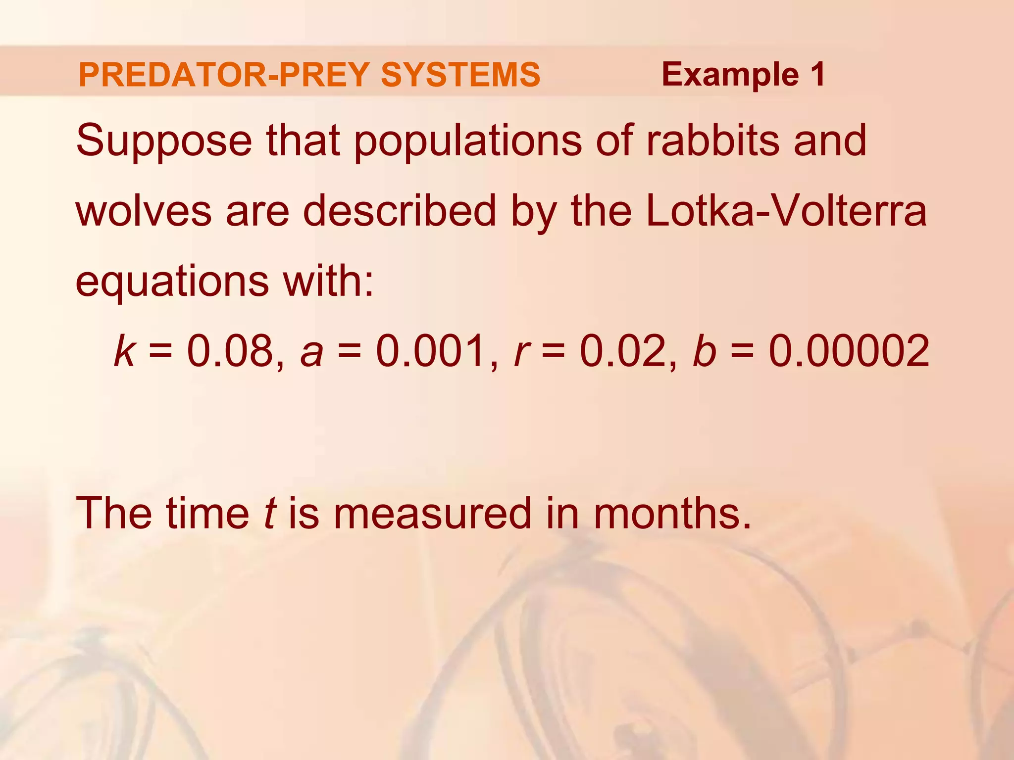 Lotka-Volterra prey predator model | PPT