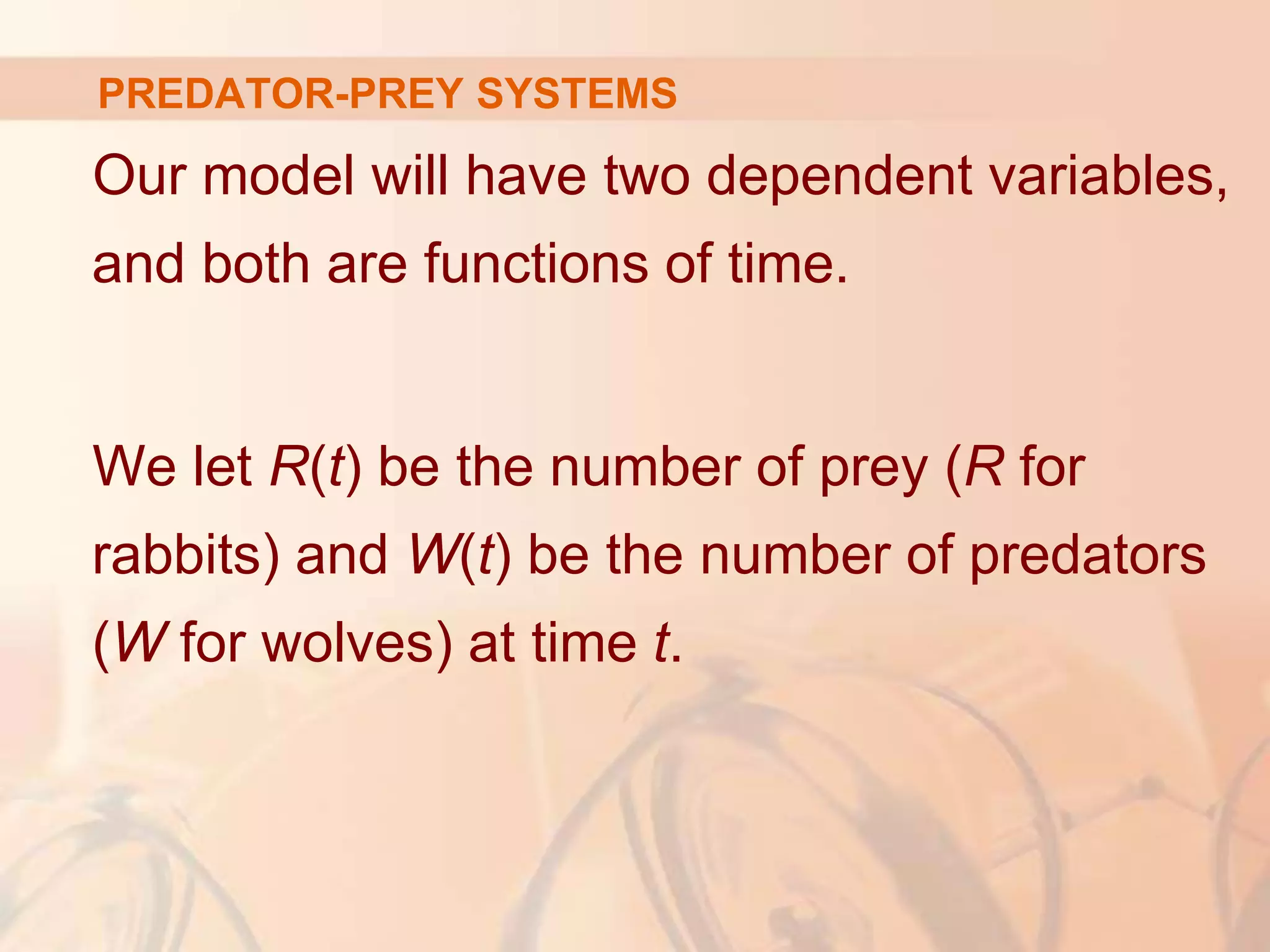 Lotka-Volterra prey predator model | PPT
