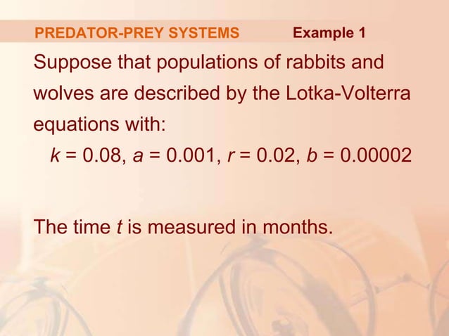 Lotka-Volterra prey predator model | PPT | Physics | Science
