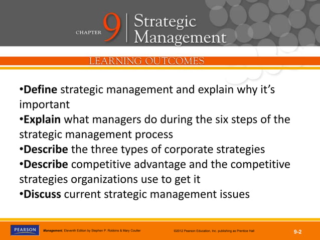 Chap # 9 Strategic Planning.ppt | Business Administration | Business