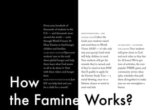30 Hour Famine Chapbook Design | PPT