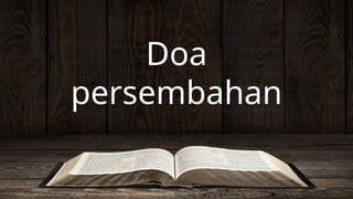 Slide tata ibadah kebaktian siswa sekolah. | PPTX