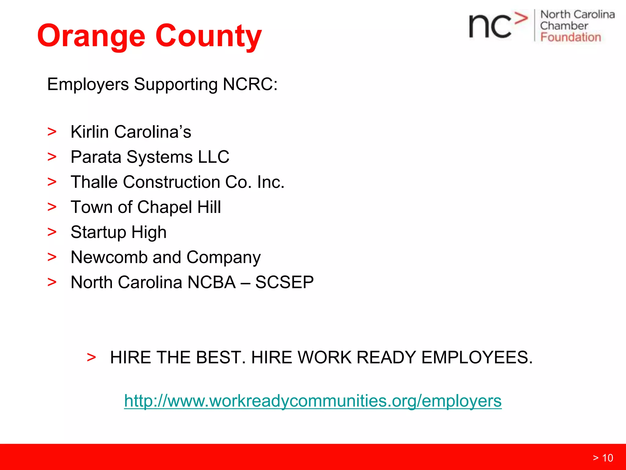 NC Work Ready Communities | PPTX