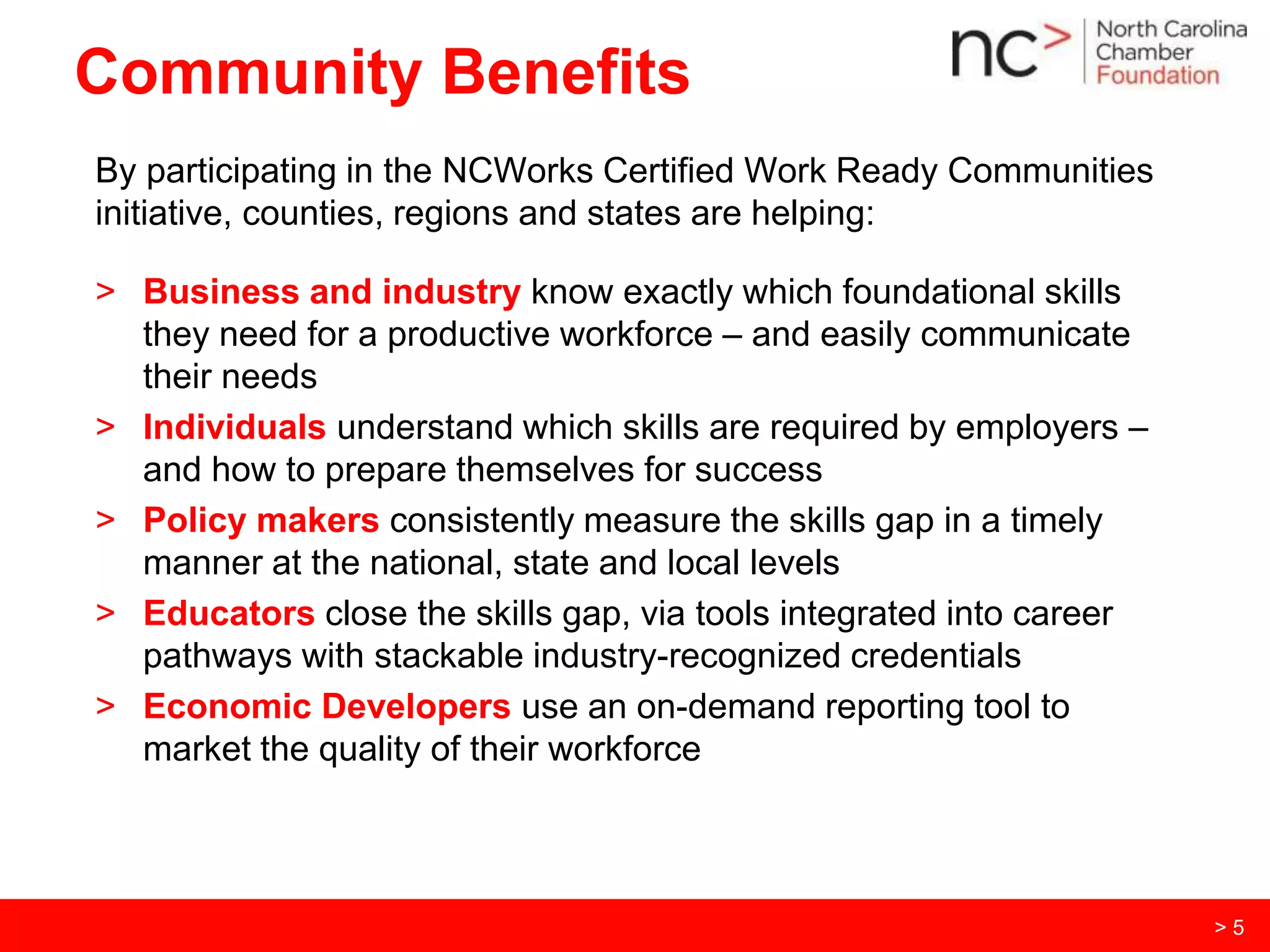 NC Work Ready Communities | PPTX