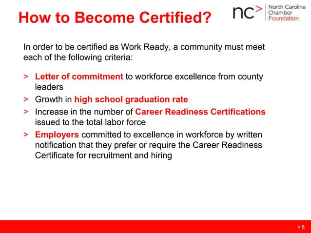 NC Work Ready Communities | PPTX