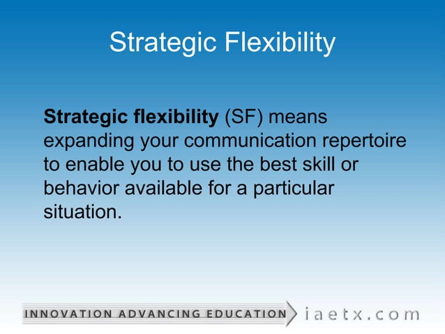 Strategic Flexibility | PPT