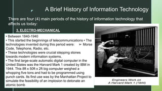 Chaper 1 Brief History of Technologypptx | PPTX