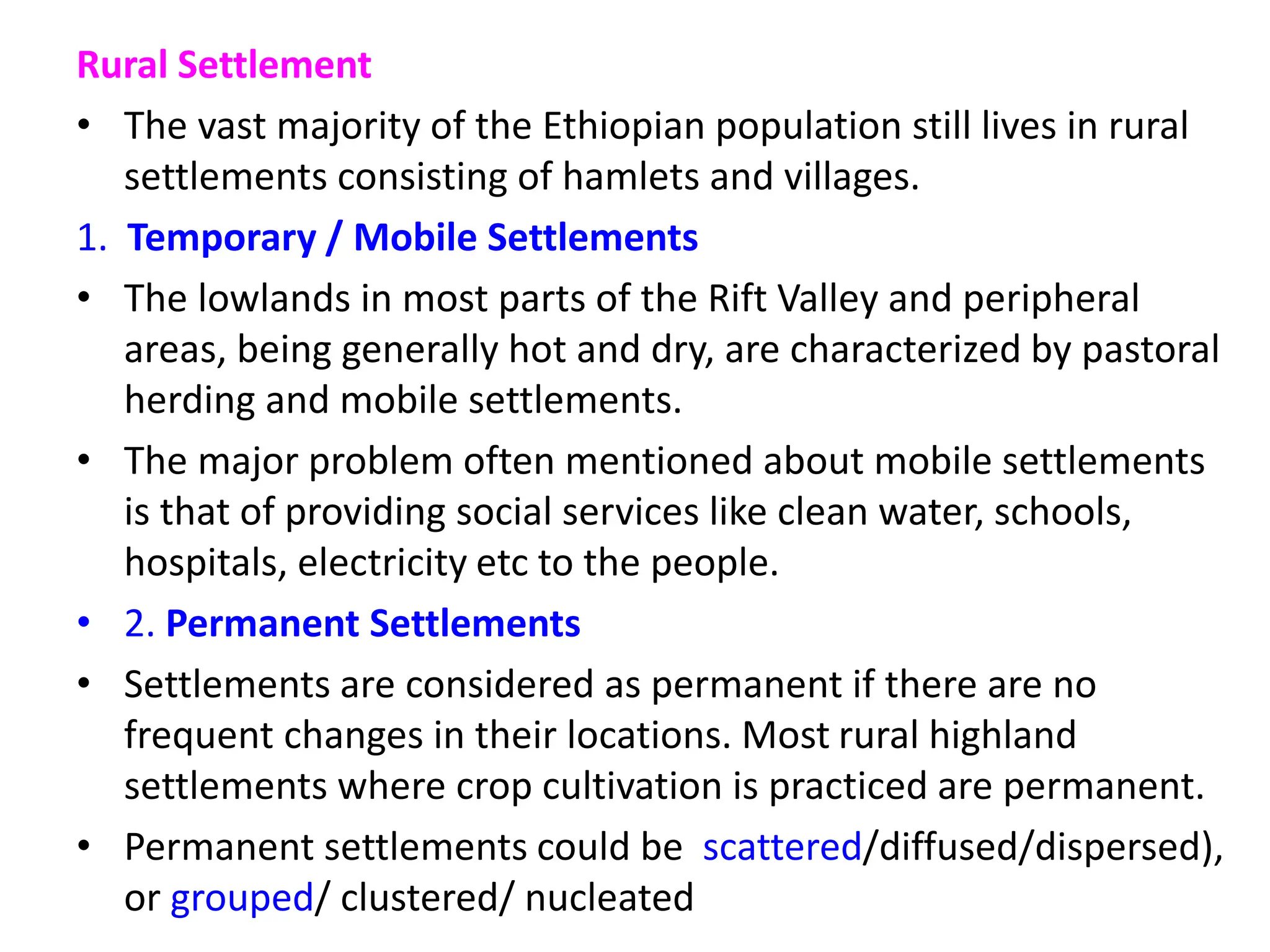Geography of Ethiopia and the Horn: Chapter Seven and Eight.pptx