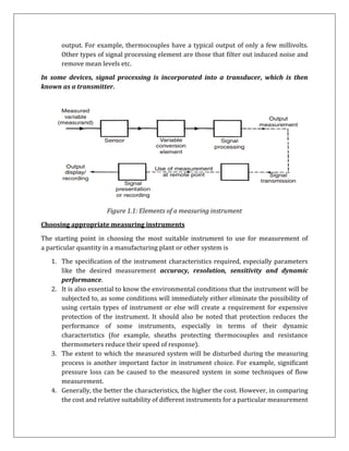 Chap 1 review of instrumentation | PDF