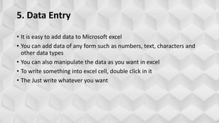 Chap 1 of 5. Microsoft Excel for absolute beginners - Getting started ...