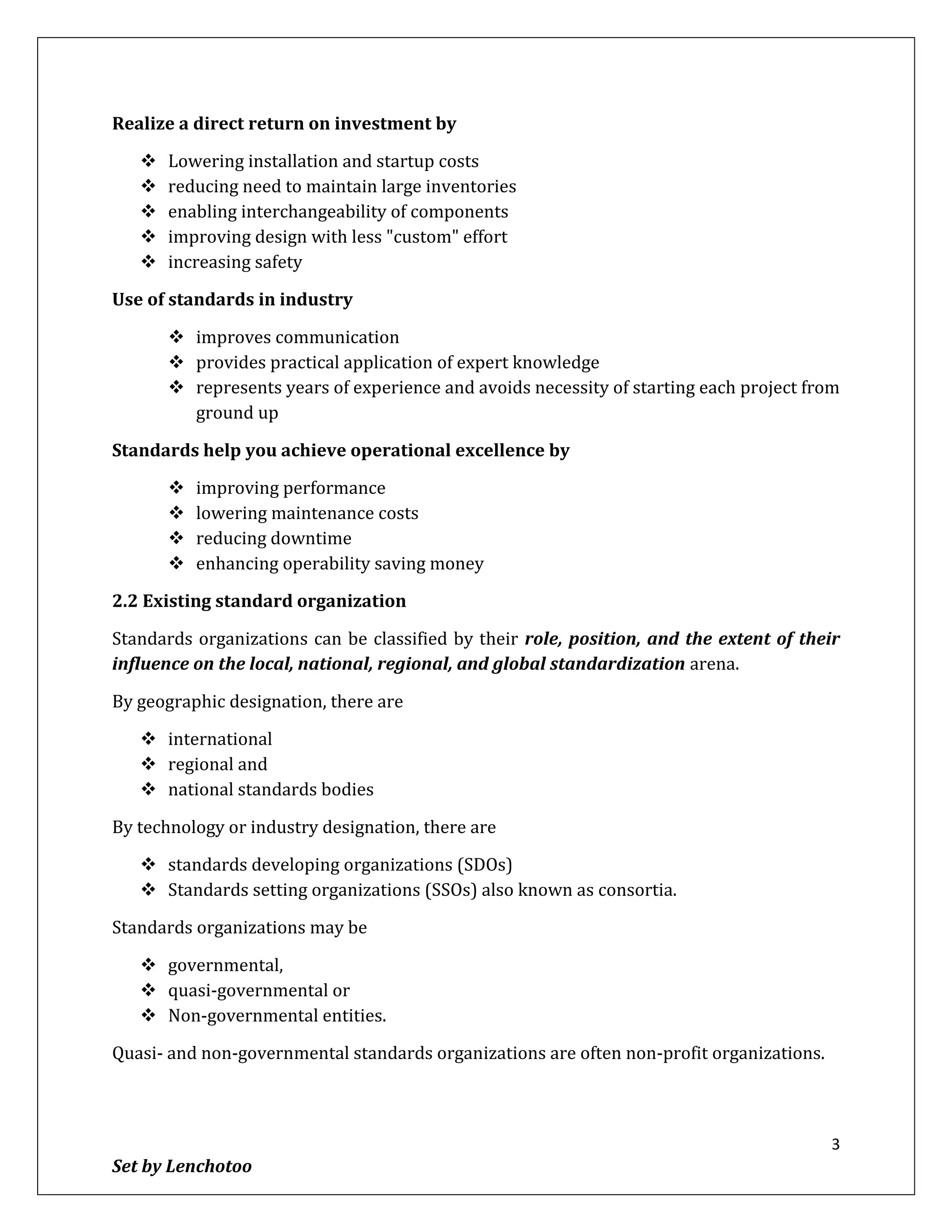 Chap 2 standards and organization | PDF