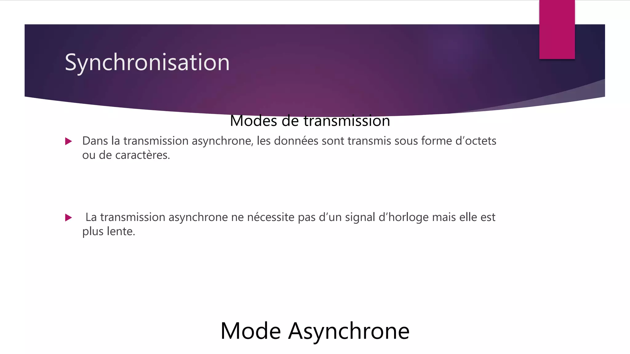 Cours réseaux informatiques. Chapitre 1 : Transmission | PPTX