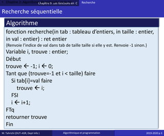 Chapitre 2 - Les algorithmes de recherche et de tri.pdf