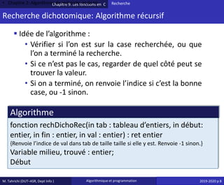 Chapitre 2 - Les algorithmes de recherche et de tri.pdf