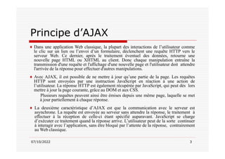 cours web developpement statique AJAX 2024 | PPT