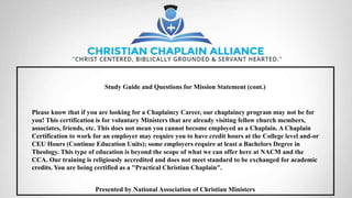 Chaplain certifcation 1 | PPT