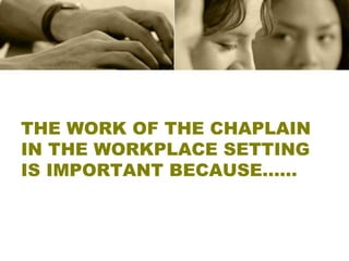 Chaplaincy | PPTX