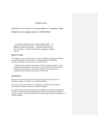 Chaplain liabilityupdated2010 (2) | PDF