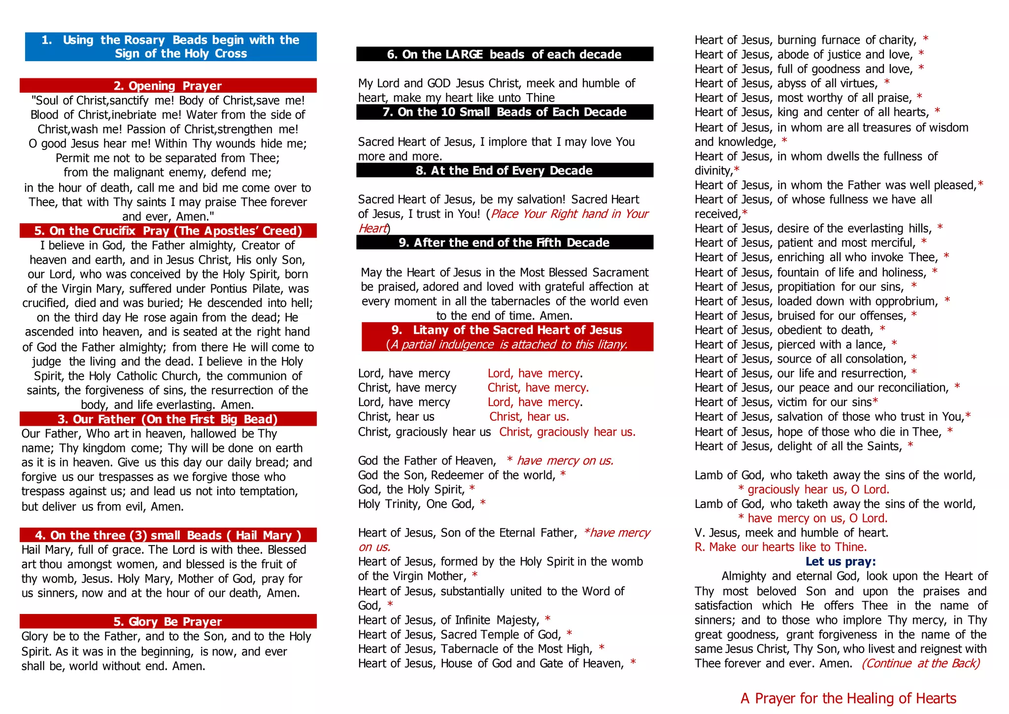 CHAPLET OF THE SACRED HEART.docx