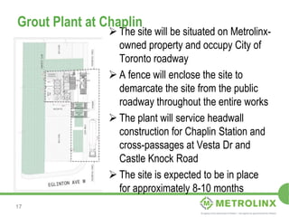Chaplin Grout Plant and Headwall Construction Spring 2014 | PPT