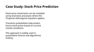 Chapman- Kolmogrov Equation In Computer Oriented Statistical ...