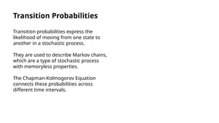 Chapman- Kolmogrov Equation In Computer Oriented Statistical ...