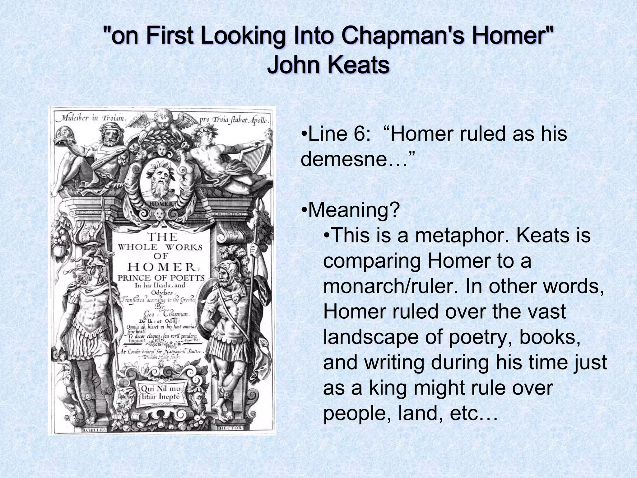 Chapman's homer | PPT