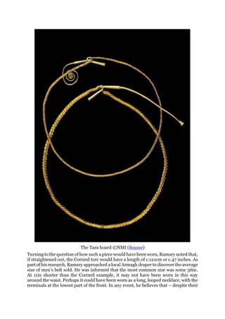 Chapple, R. M. 2014 A twisted torc from Corrard, Co. Fermanagh - Dr Greer Ramsey UAS Lecture ...