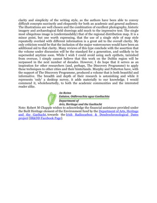 Review: The Dublin Region in the Middle Ages: Settlement, Land-use and ...