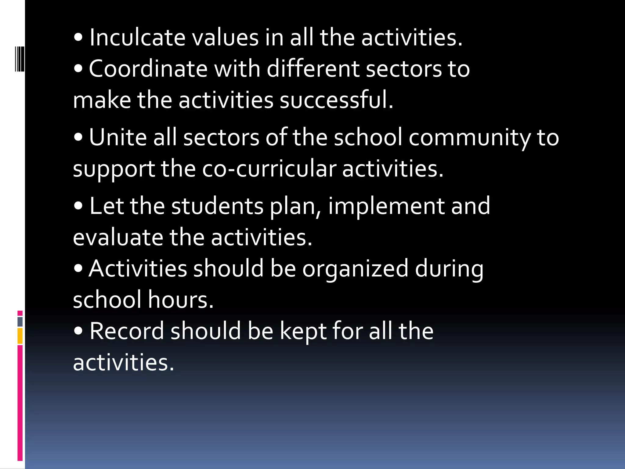 Co-Curricular Activities as Laboratory of Learning | PPTX