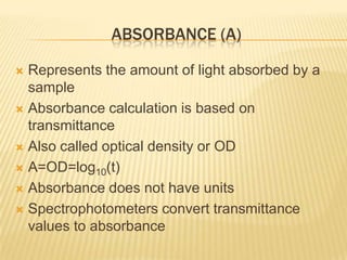 Chaprter 23 spectrophotometer | PPTX | Chemistry | Science