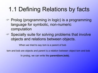 Chaps 1-3-ai-prolog | PPT
