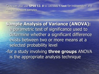 Emil Pulido on Quantitative Research: Inferential Statistics | PPT | Science