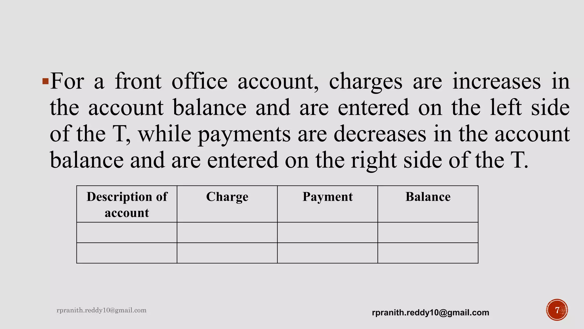 Front Office Accounting | PPTX