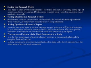 Research: Foundations of | PPT