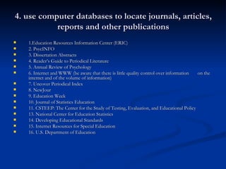 Research: Foundations of | PPT