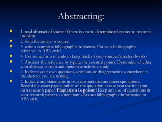 Research: Foundations of | PPT