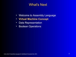 Chapt 01 Assembly Language | PPT