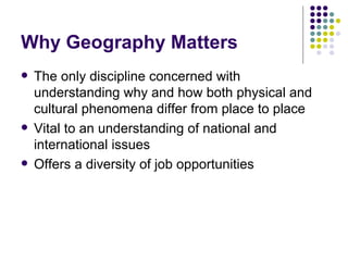 GEOG101 Chapter 1 Lecture | PPT