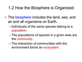 chapt01_lecture.ppt | Biological Sciences | Science