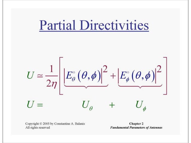 FUNDAMENTAL PARAMETERS OF ANTENNA | PPT | Physics | Science