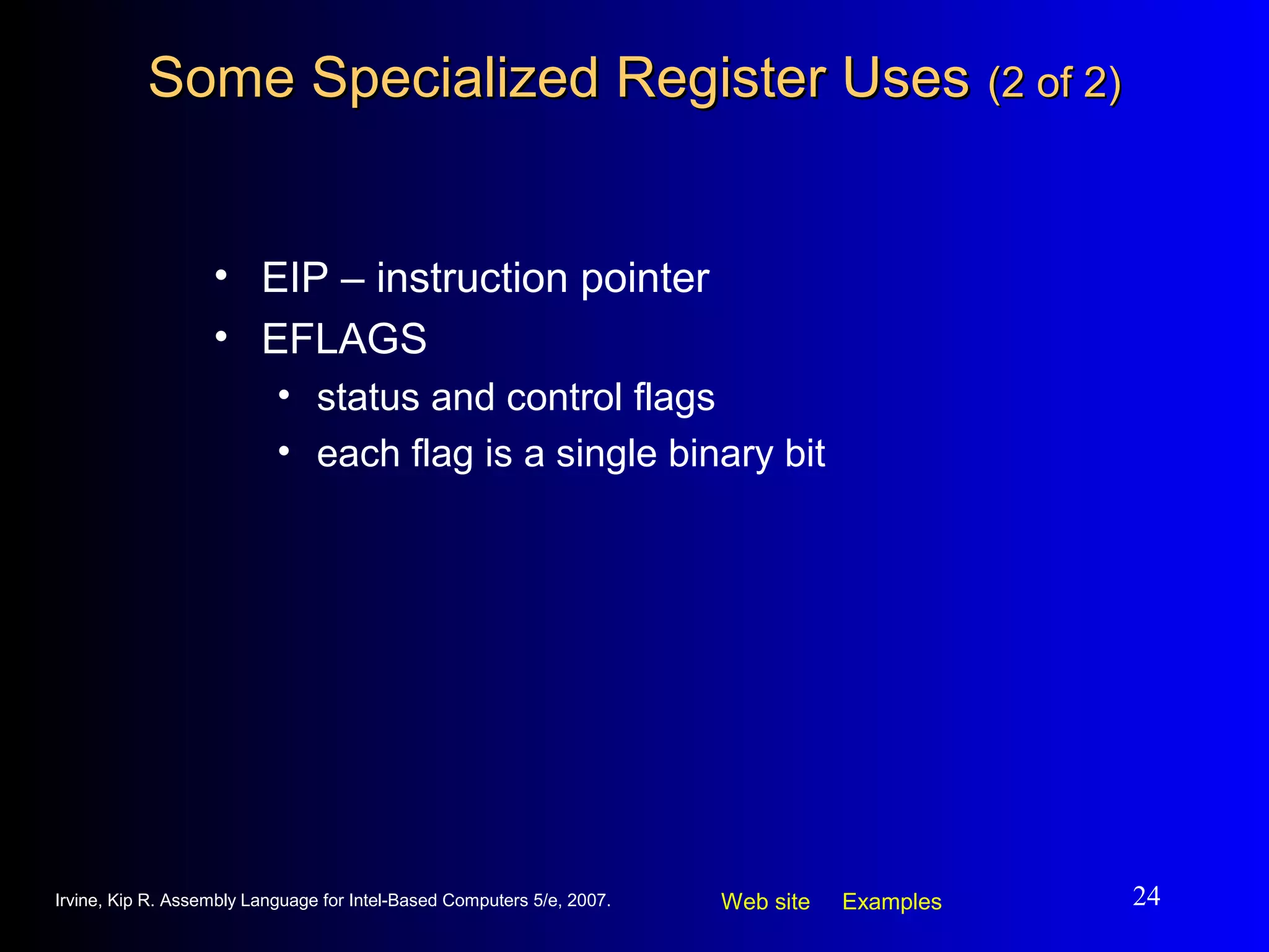 Chapt 02 ia-32 processer architecture | PPT