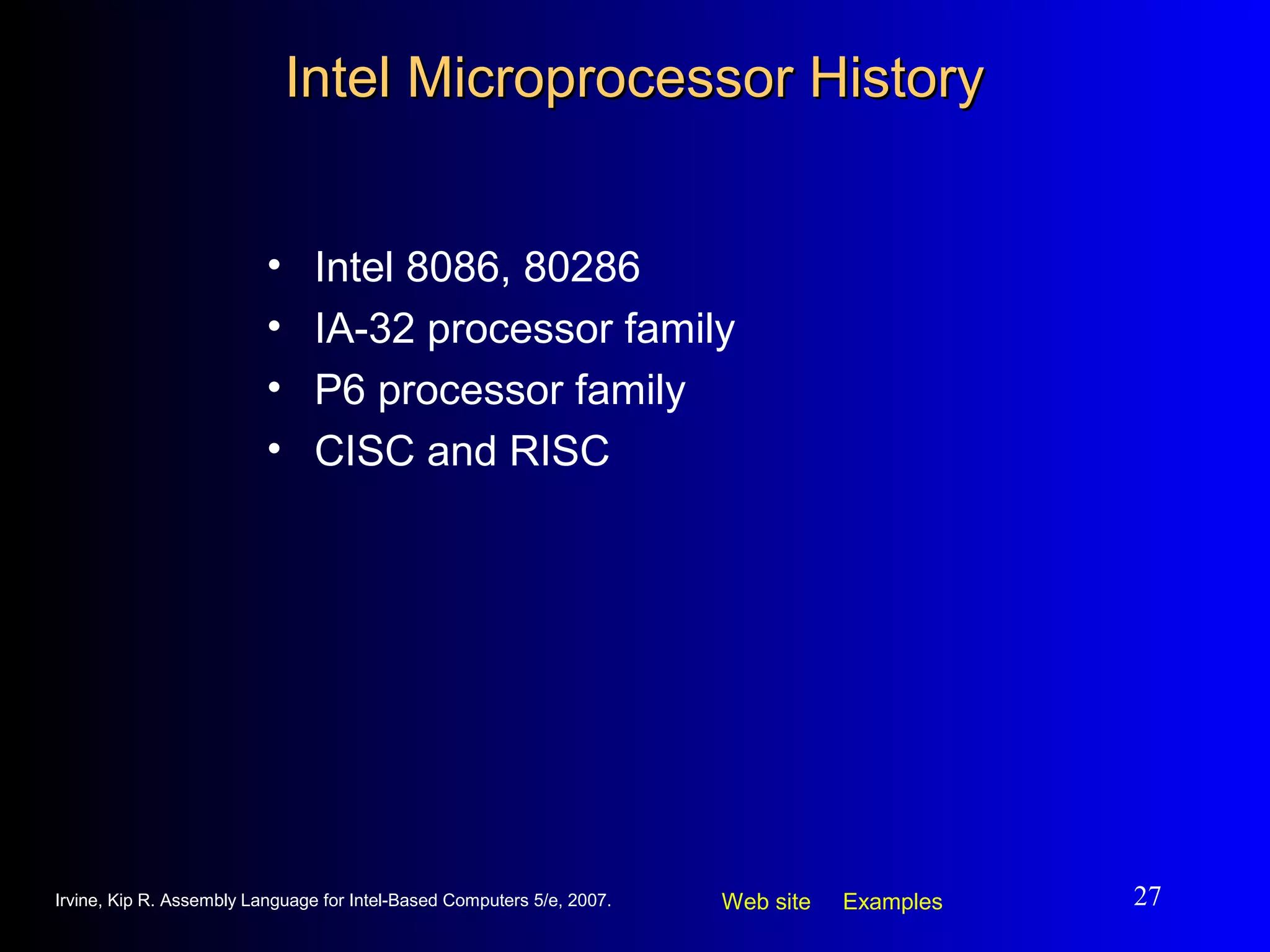 Chapt 02 ia-32 processer architecture | PPT