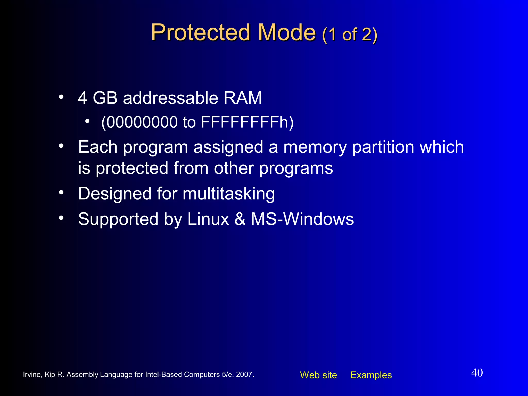 Chapt 02 ia-32 processer architecture | PPT