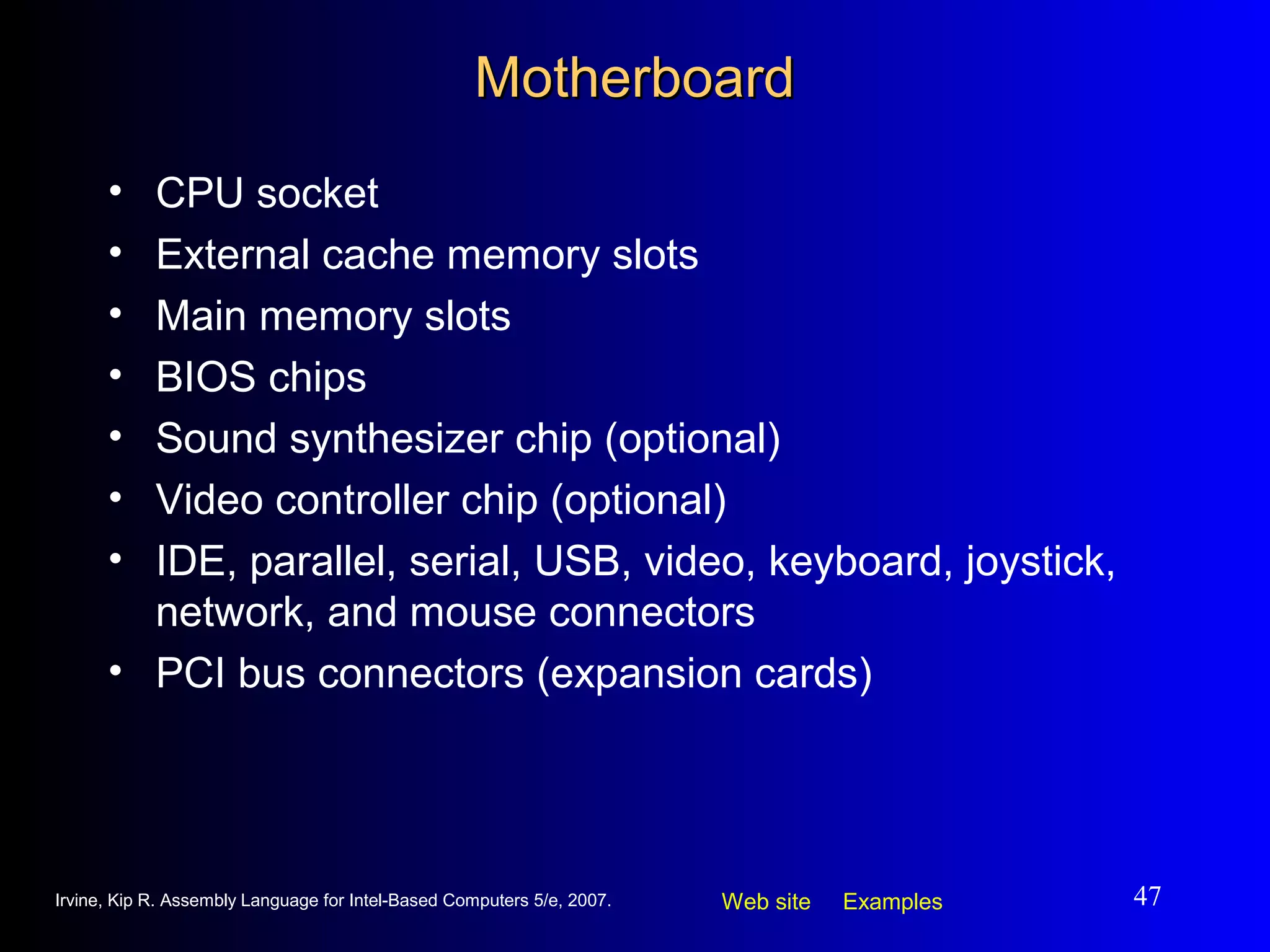 Chapt 02 ia-32 processer architecture | PPT