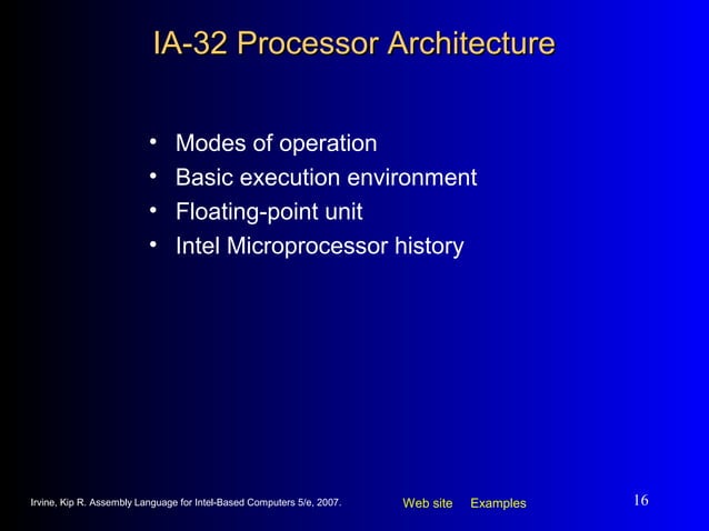 Chapt 02 ia-32 processer architecture | PPT