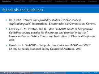 Risk assessment and management with -hazop | PDF