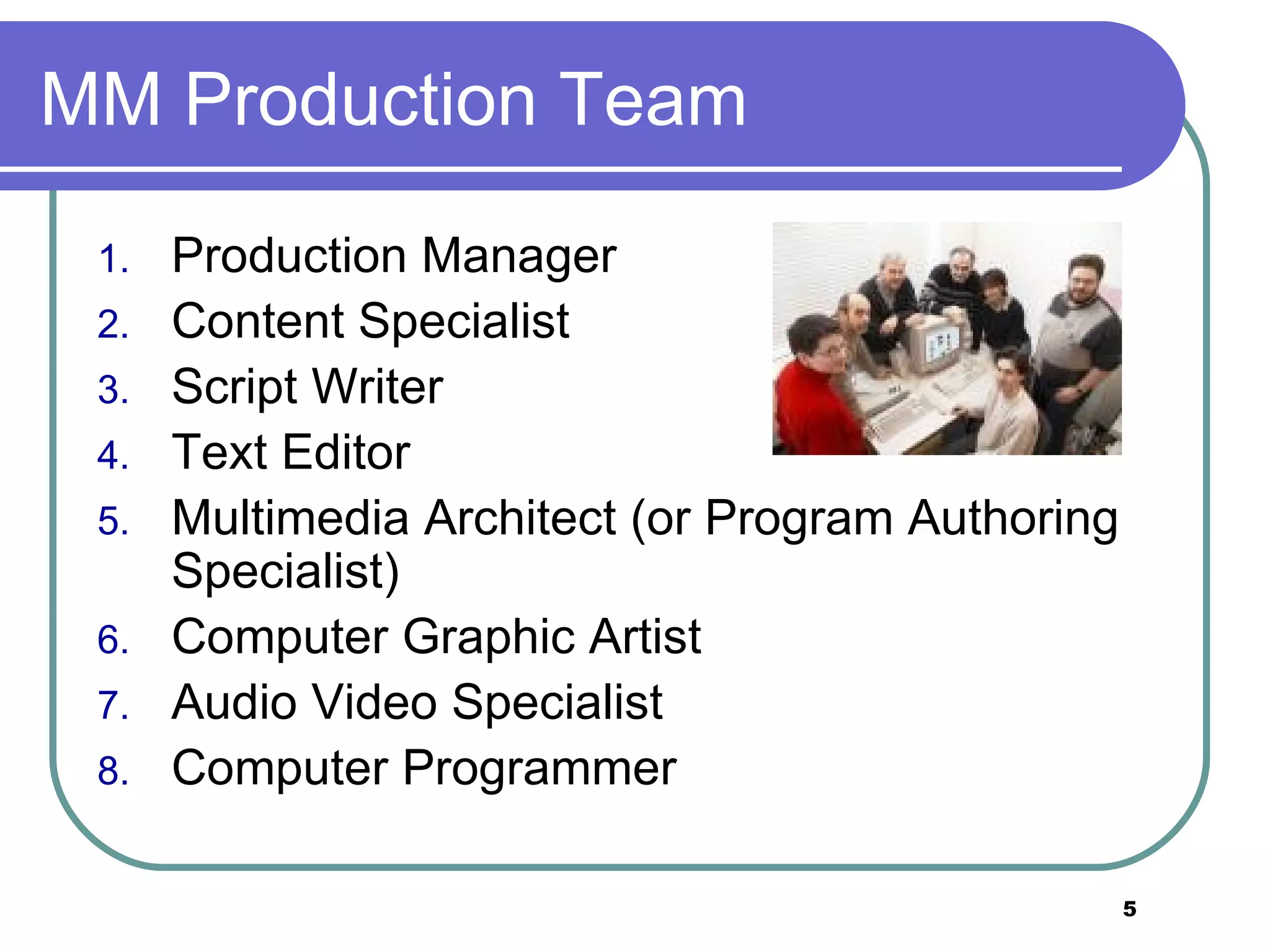 Multimedia Dev Team | PPT