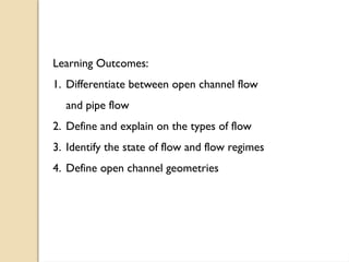 chapt 1. UNIFORM FLOW IN OPEN CHANNEL A S BODHE | PPT