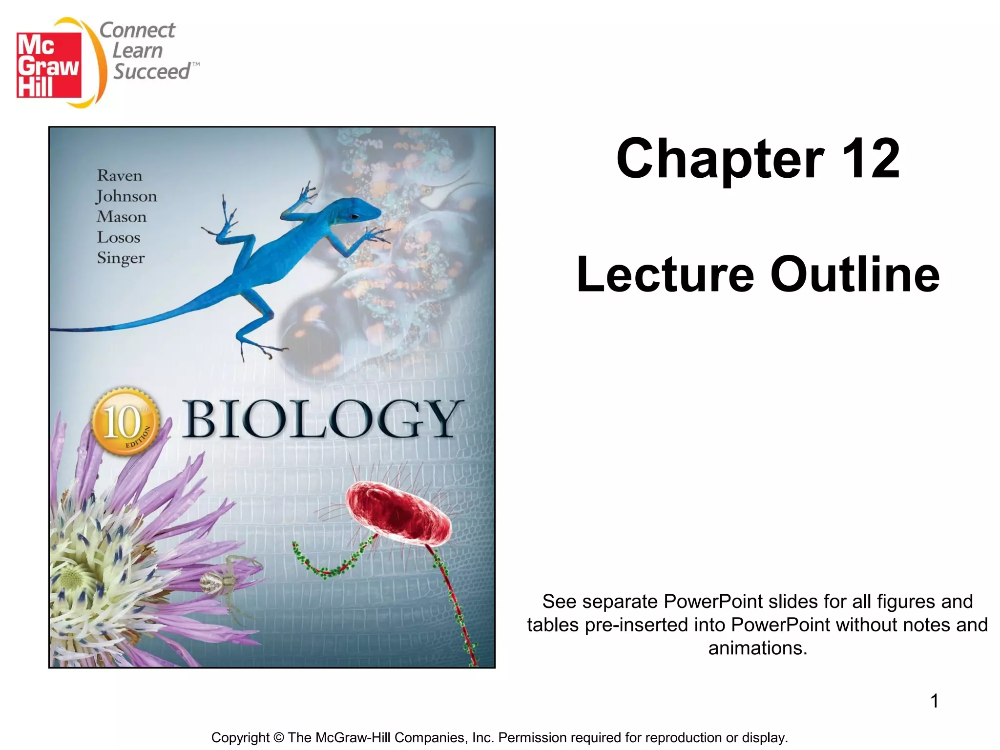 Biology 201 Chapter 12 PowerPoint | PPT